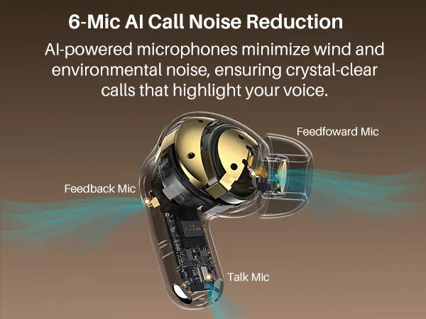 Best Wireless Earbuds for Calls: TOZO NC20 Pro 6-Mic AI Tech - TOZO ...
