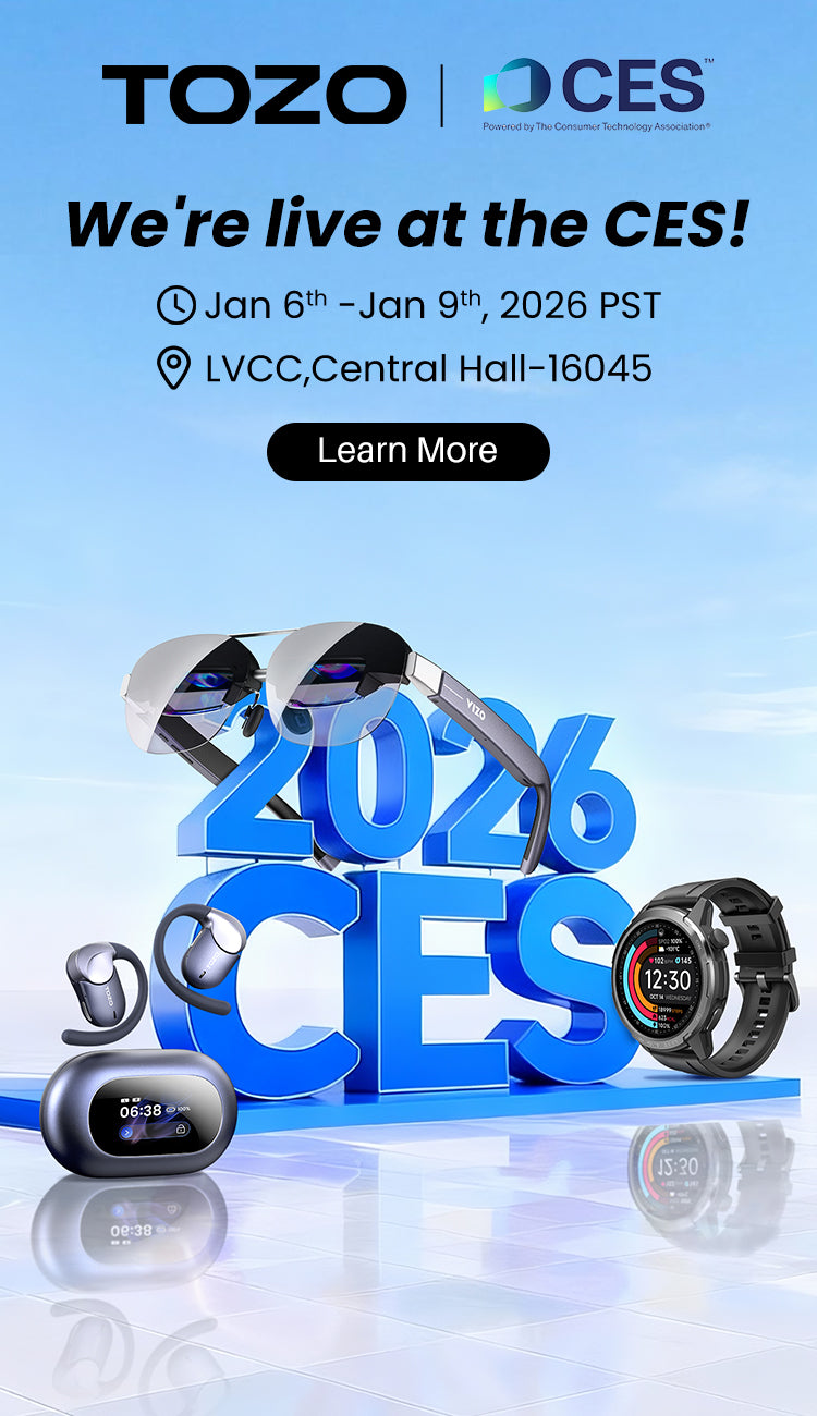 TOZO at CES 2026 | Future of AI Audio, Smart Wearables & New Launches ...