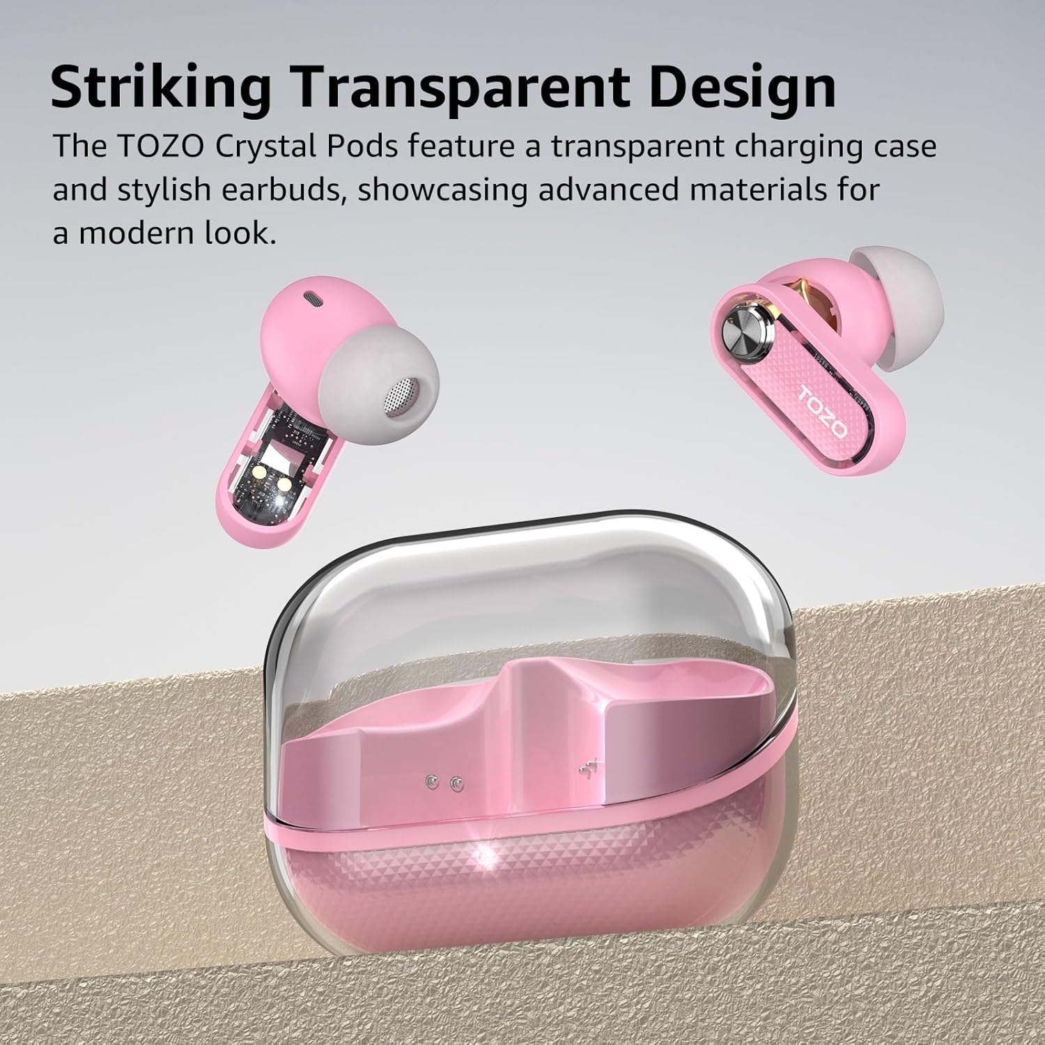 TOZO Crystal Pods ANC Earbuds | TOZO Official